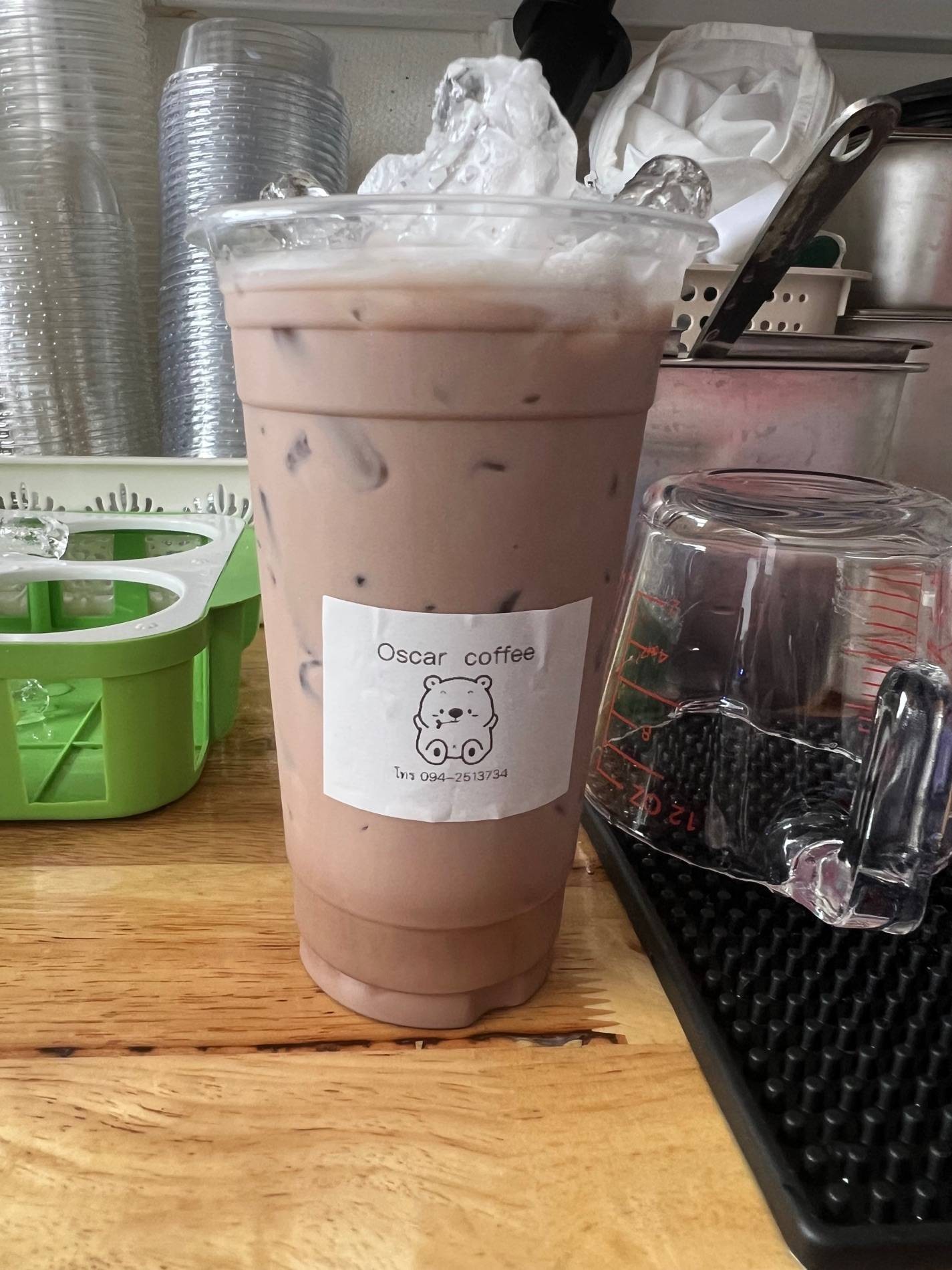 ร้าน Oscar coffee ตลาดนิคมบางปู | รีวิวร้านอาหาร