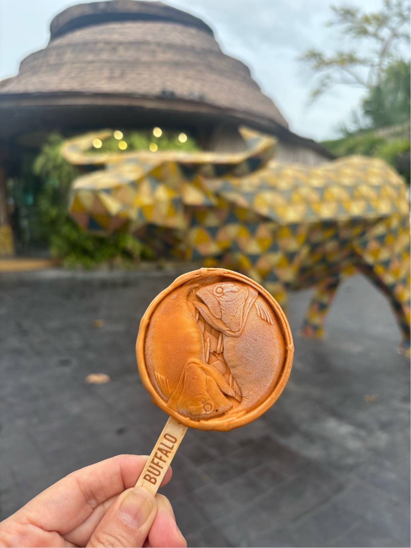 รีวิว The Buffalo Cafe' - คาเฟ่ น้องความเผือกแสนน่ารัก ยืนต้อนรับแขกผู้ ...