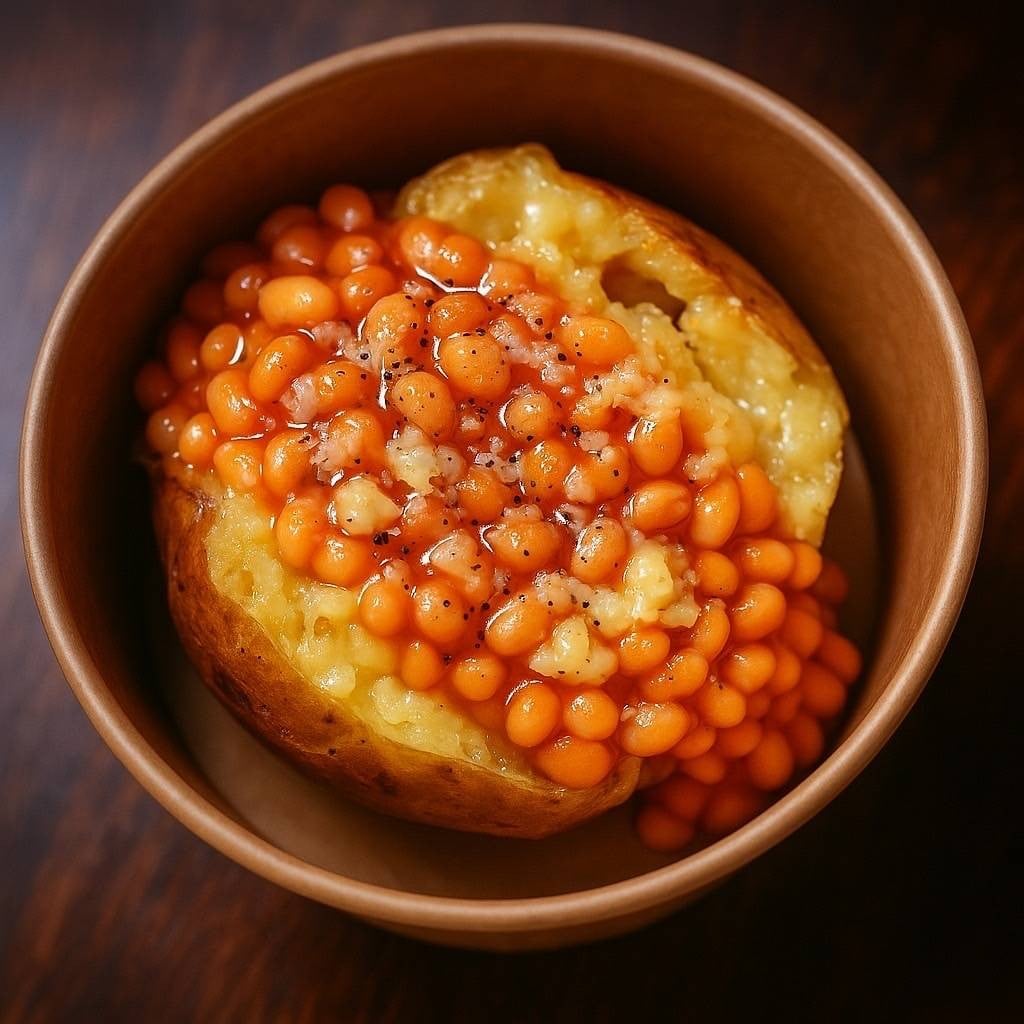ร้าน The Potato Geezer | Jacket Potatoes, burgers, curry and more ...