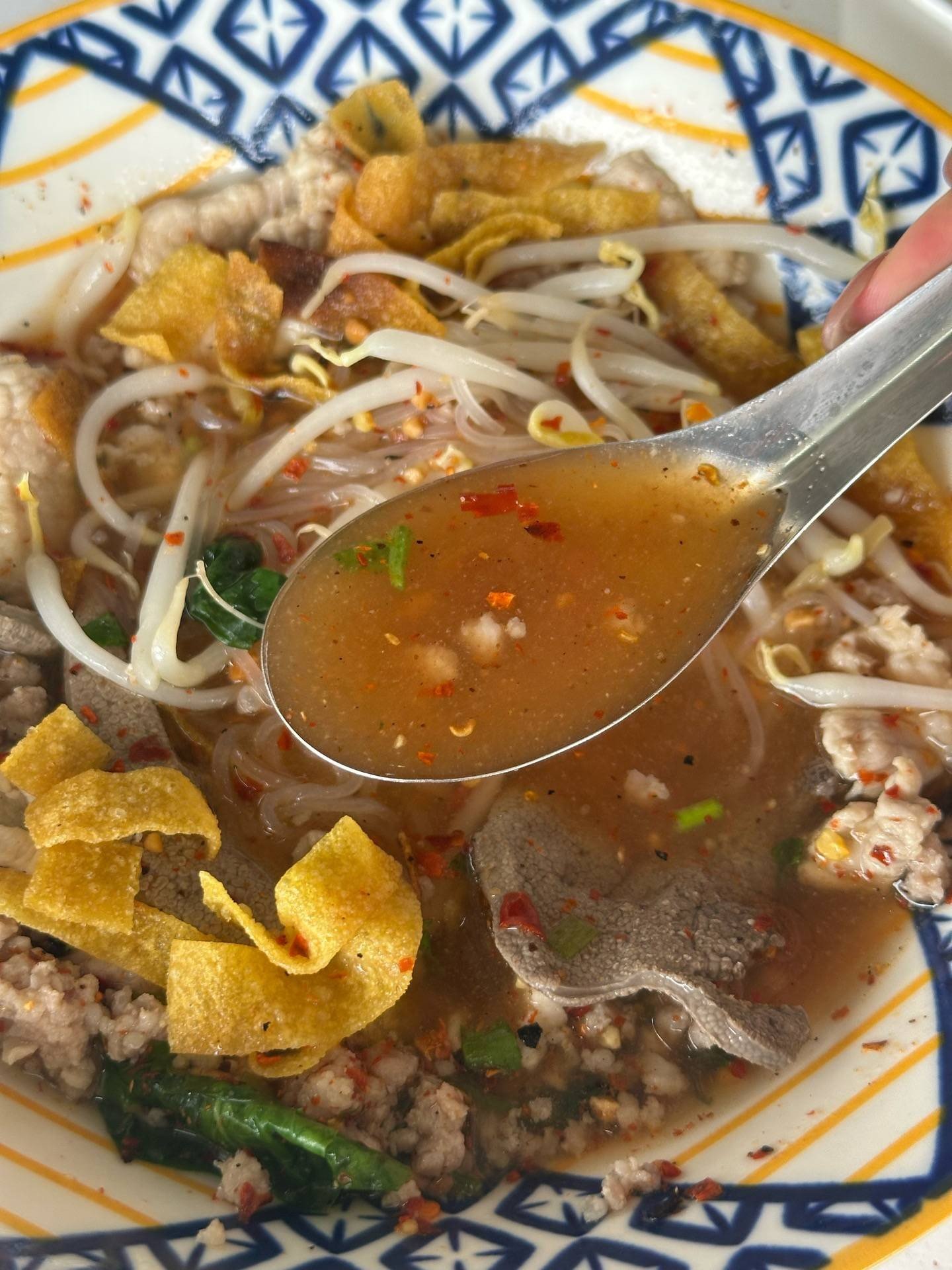 รูป ก๋วยเตี๋ยวต้มยำนายวร