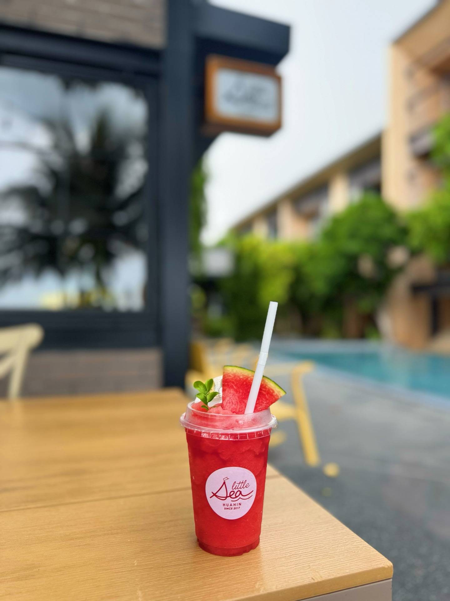 รีวิว little sea cafe ชะอำ - คาเฟ่เล็กๆในโรงแรม สยามบีซ เครื่องดื่ม ...