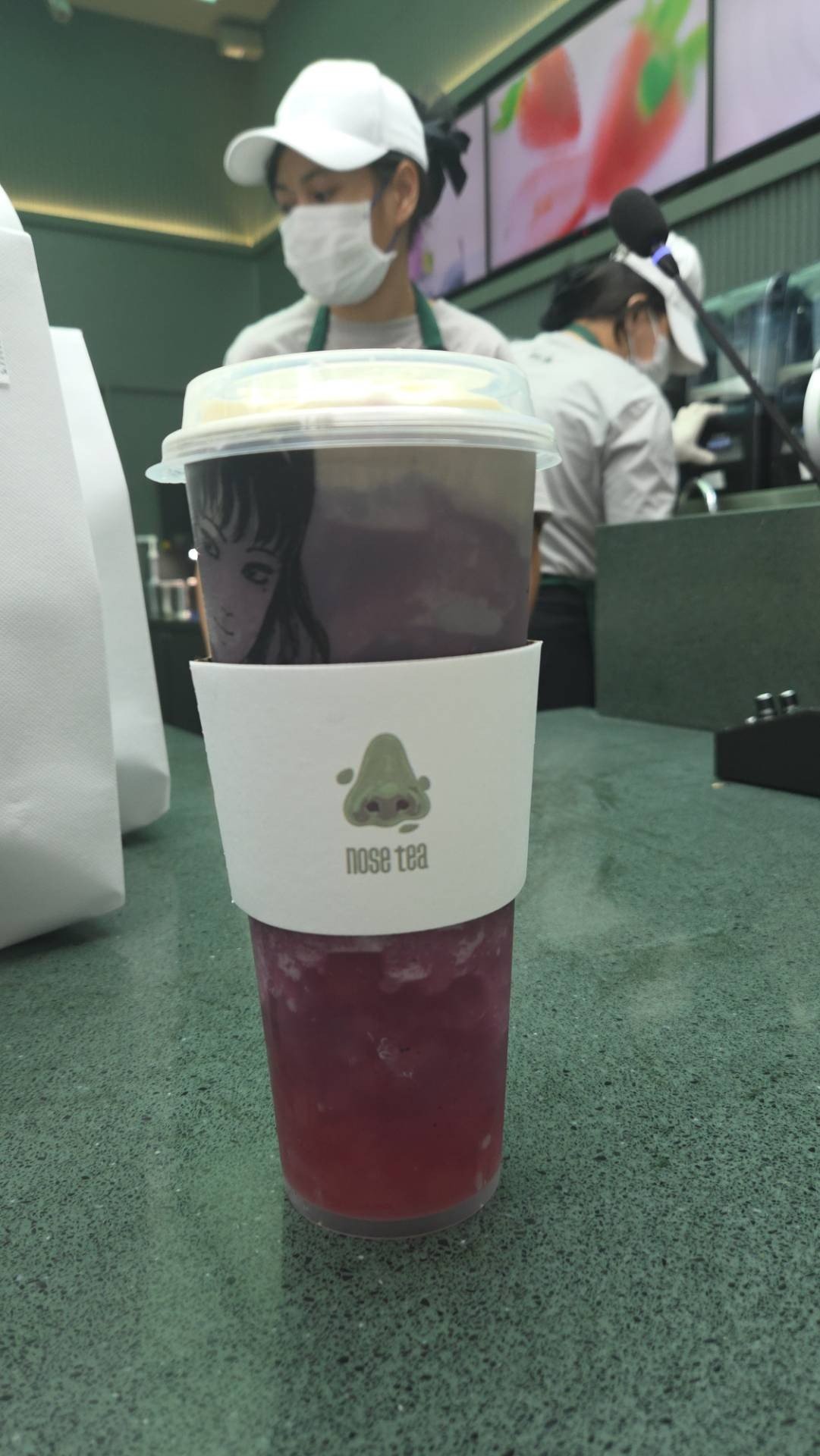 Grape Tea on the Clouds ร้าน Nose tea วานิชเพลซ อารีย์ (Vanit Place Aree)