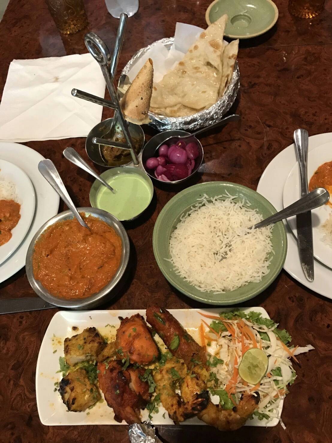 รีวิวที่แนะนำ Garlic Naan Barbecue Starters And Chicken Masala