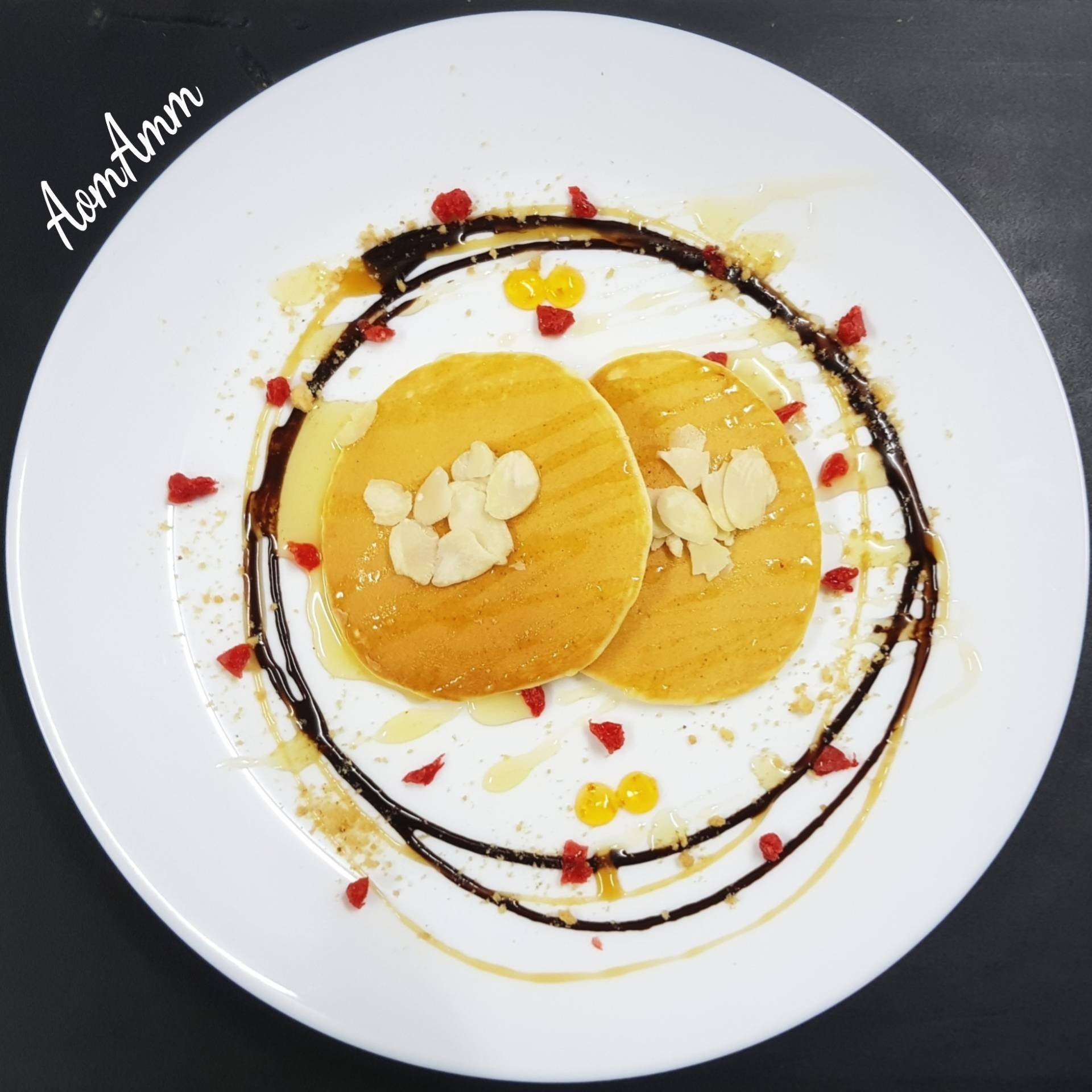 สูตร PanCake 🥞 พร้อมวิธีทำโดย AomAmmTaLonGin - Wongnai Cooking