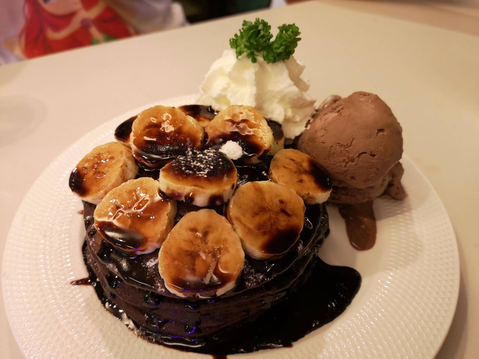รีวิวที่แนะนำ chocolate pancake with banana