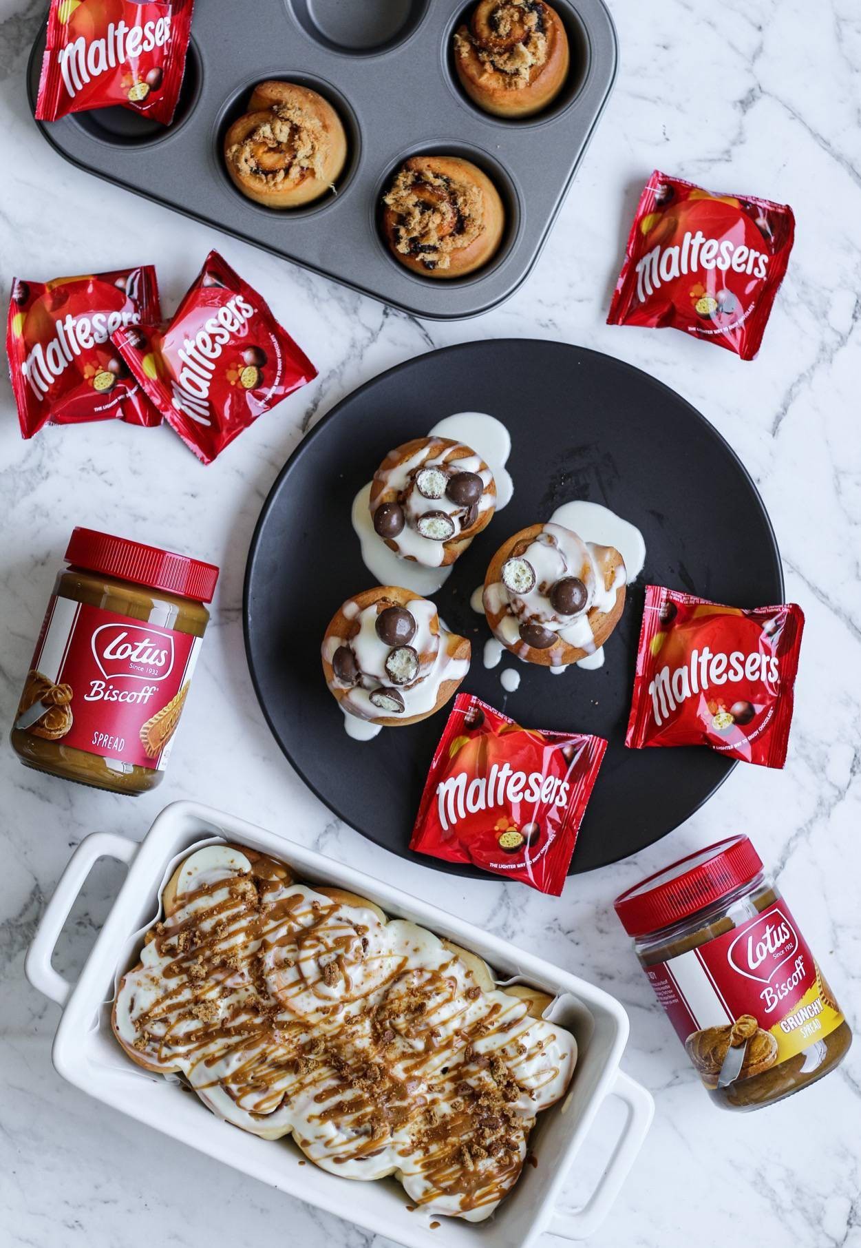 สูตร Biscoff Cookie Butter Scrolls 🍪🍫 พร้อมวิธีทำโดย senseoffood