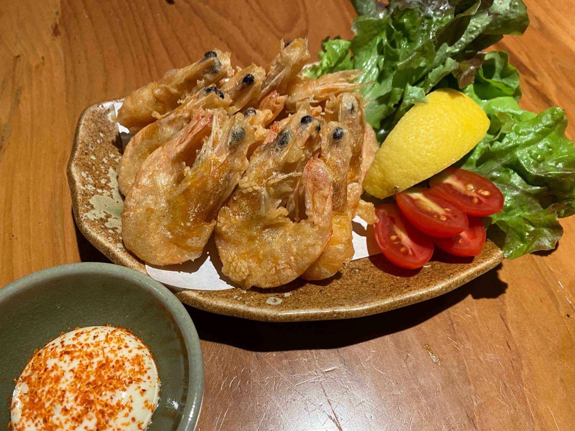 รีวิวที่แนะนำ Amaebi Karaage กุ้งหวานทอดคาราอาเกะ