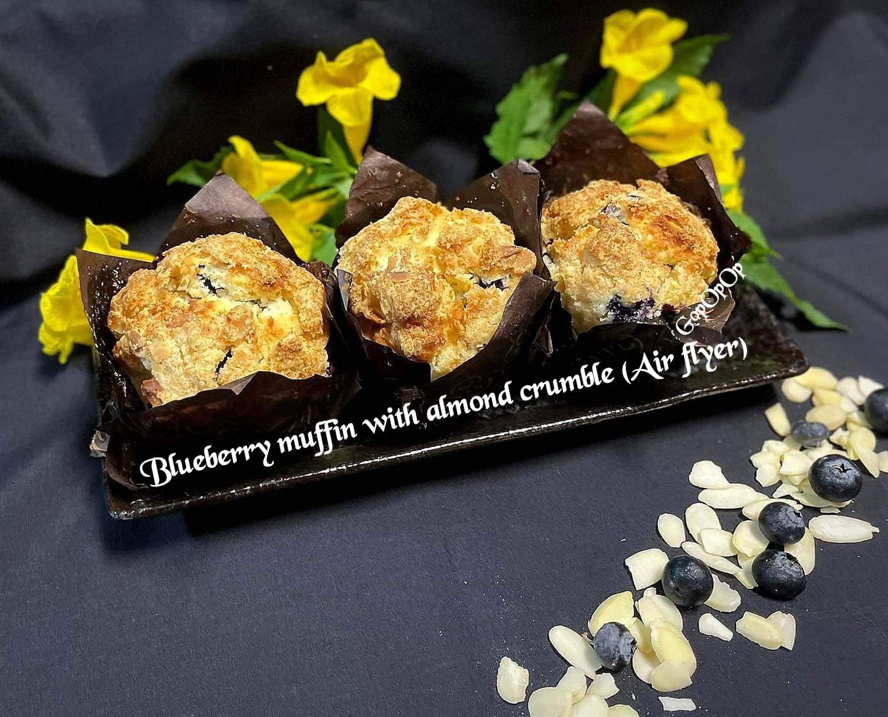 สูตร Blueberry Muffins With Almond Crumble 🧁(Air Flyer) พร้อมวิธีทำโดย ...