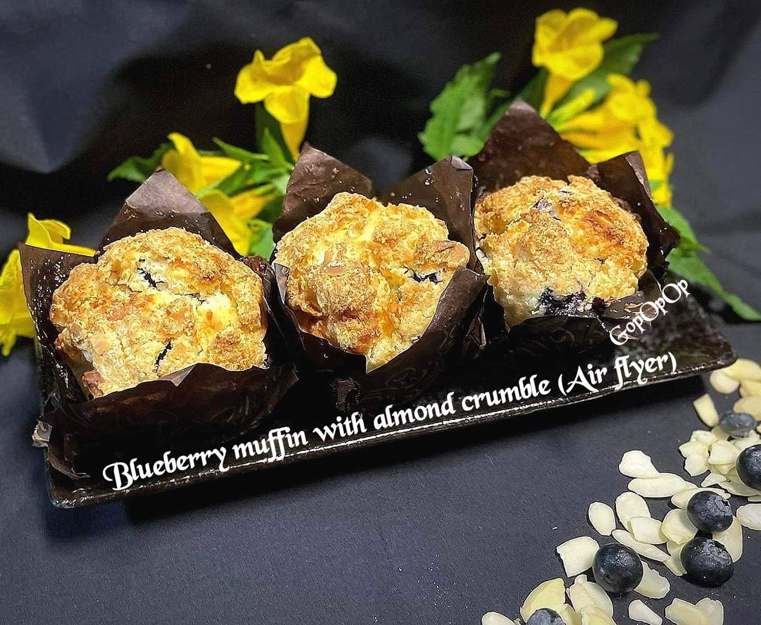 สูตร Blueberry Muffins With Almond Crumble 🧁(Air Flyer) พร้อมวิธีทำโดย ...