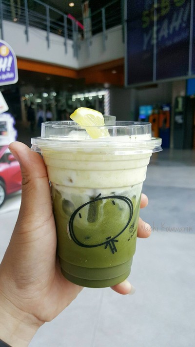 Matcha Cheese Tea • ราคา 89 บาท ร้าน Kamu Tea Siam Square One