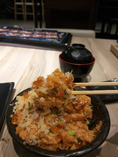 รีวิว Seiryu Sushi เดอะเมอร์คิวรี่ ชิดลม - Negi Salmon Mini Don set ...