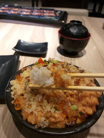 รีวิว Seiryu Sushi เดอะเมอร์คิวรี่ ชิดลม - Negi Salmon Mini Don set ...