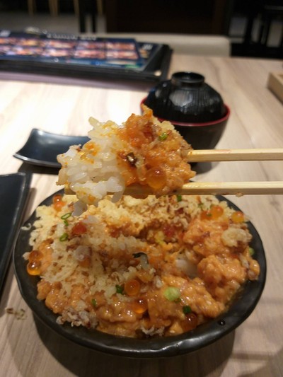 รีวิว Seiryu Sushi เดอะเมอร์คิวรี่ ชิดลม - Negi Salmon Mini Don set ...