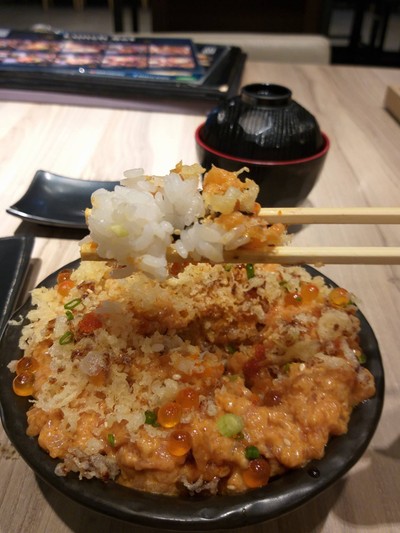 รีวิว Seiryu Sushi เดอะเมอร์คิวรี่ ชิดลม - Negi Salmon Mini Don set ...