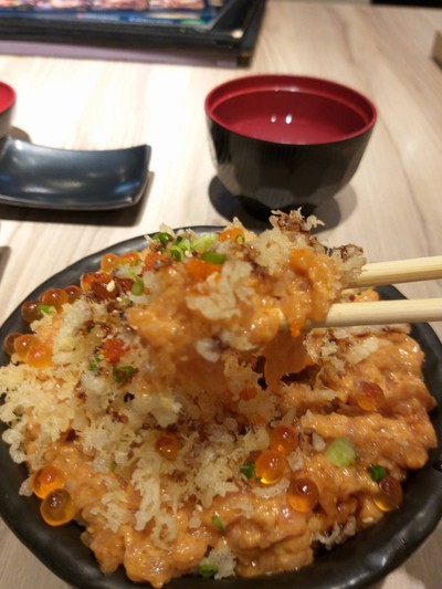 รีวิว Seiryu Sushi เดอะเมอร์คิวรี่ ชิดลม - Negi Salmon Mini Don set ...