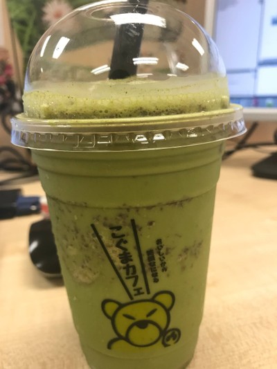 Matcha Caramel Chips Frappe ร้าน KOGUMA M cafe นครปฐม