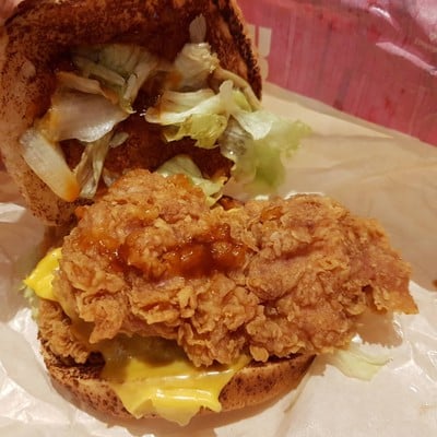 รีวิว KFC SENA FEST - ทดลองเบอร์เกอร์ตัวใหม่ Double Stack - Wongnai