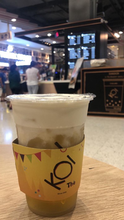 รีวิว KOI Thé เซ็นทรัล พลาซา พระราม 3 (ชั้น6) - Green tea macchiato ที่ ...