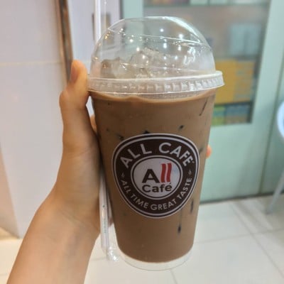 มอคค่าเย็น ร้าน All Cafe 7-11 หน้าโรงพยาบาลศิริราช
