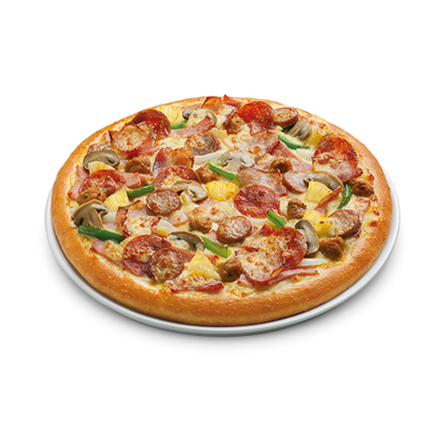 Pizza Super Deluxe (Medium) ร้าน The Pizza Company นานาเพลส - Wongnai