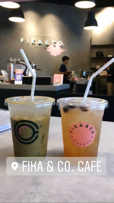 คาสคาร่า โซดา ร้าน Fika & Co. Cafe Singha Complex - Wongnai