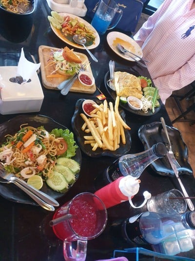 French Fry Spaghetti ผัดขี้เมา ร้าน ครัวแฟนต้า นครฮาลาลฟู้ดส์ - Wongnai