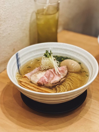 Shio ramen ร้าน Shindō Ramen 新道らぁ麺 ศาลายา