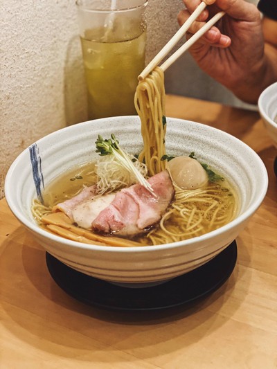 Shio ramen ร้าน Shindō Ramen 新道らぁ麺 ศาลายา