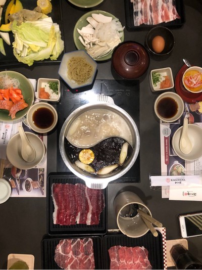 Kagonoya Beef Shabu Shabu ชุดชาบูเนื้อคาโกะโนยะ ร้าน Kagonoya Mercury ...