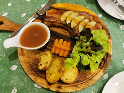 พอร์คช็อป การิก บัทเตอร์ ร้าน Home Fresh Hydrofarm รามคำแหง 167 - Wongnai