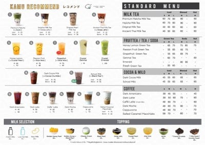 รีวิว Kamu Tea บิ๊กซี กัลปพฤกษ์ - สั่งเลย ได้ลิ้มลองกันจร้า อันไหนอร่อยสดชื่นเรา กะอวยไม่หยุด ...