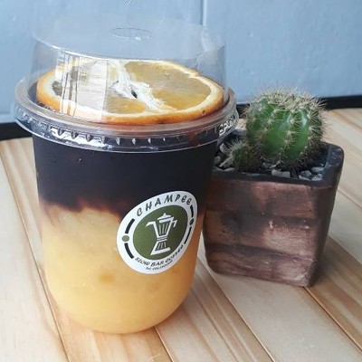 รีวิว CHAMPEE slow bar coffee ม.เกษตร ศรีราชา - มานั่งคุยกันได้ครับ ...