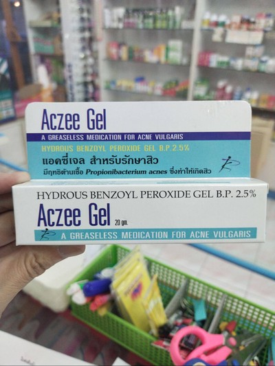 Aczee gel 2.5% 20 g • image ร้าน ตลาดยา ฟาร์มาซี (ร้านขายยา) - Wongnai