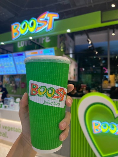Raspberry dream ร้าน Boost Juice Bars เอ็มควอเทีย