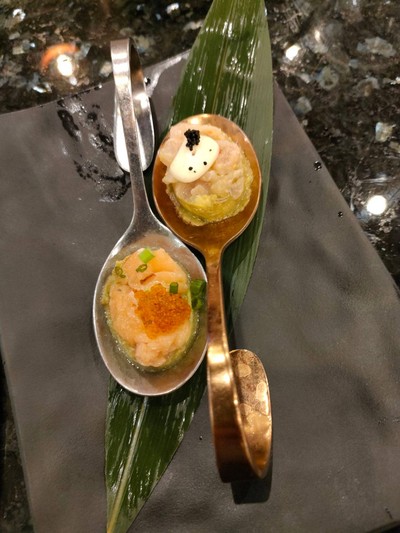 Hamachi Avocado Shot ร้าน Tenjo Sushi & Yakiniku Premium Buffet ...