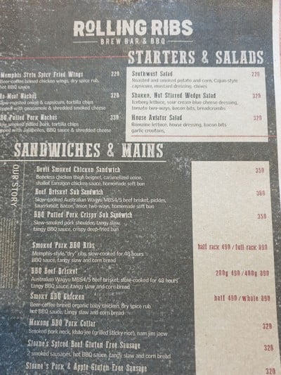 รูป Rolling Ribs Brew Bar & BBQ สี่พระยา - Wongnai