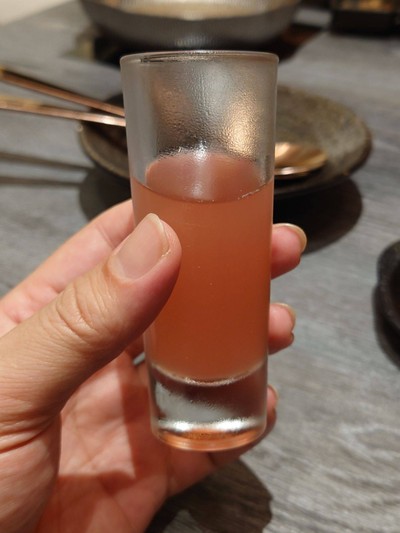 aftermeal complementary drink • น้ำผลไม้+สมุนไพรจีน+โซดา ช่วยล้างปาก ...