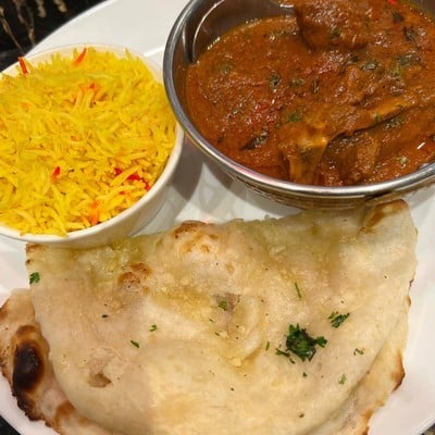 Lamb Methi Masala • เนี่ยะๆ ชอบข้าวจานนี้มาก แป้งที่ให้มาด้วยก็อร่อย ...