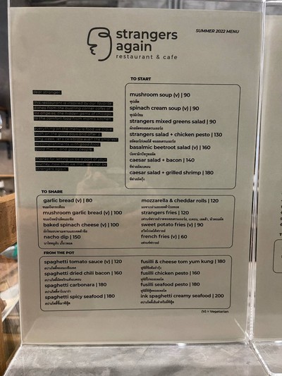 รูป STRANGERS AGAIN STRANGERS AGAIN RESTAURANT&CAFE - Wongnai