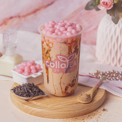 รูป ชานมไข่มุกผสมคอลลาเจน Colla Tea โลตัสกระบี่