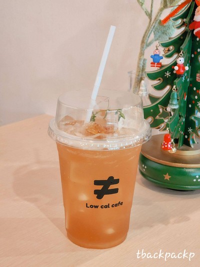 Organic Tea With Honey Lime ร้าน LOW CAL CAFE โลวแคล คาเฟ่ เชียงราย