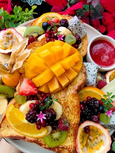 Ryan' French Toast ร้าน Sun Rays Cafe