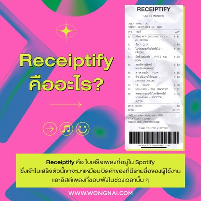 How To Receiptify เปลี่ยนเพลย์ลิสต์เพลง ให้เป็นใบเสร็จสุดชิคไม่ยาก!