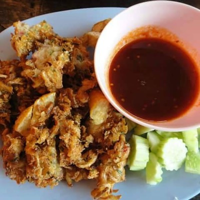 เมนูของร้านอาหาร บ้านขนมจีนแม่สงบ