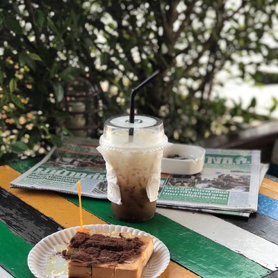 รีวิว KK coffee - ร้านกาแฟเปิดโล่งไม่แออัด ไม่มีแอร์ แต่ร้านมีพัดลมรอบ ...