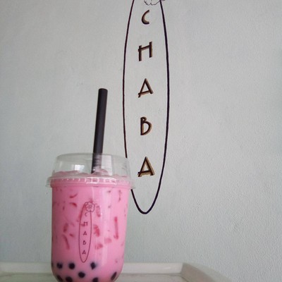 เมนูของร้านอาหาร CHABA Bubble Tea