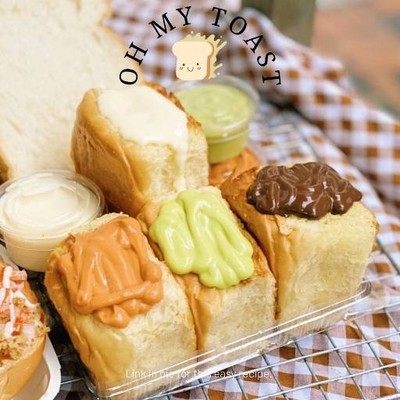 รีวิว ขนมปังปิ้ง [oh my toast ] หลังมช. - อร่อยมากค่ะ.สั่งกินเป็นประจำ ...