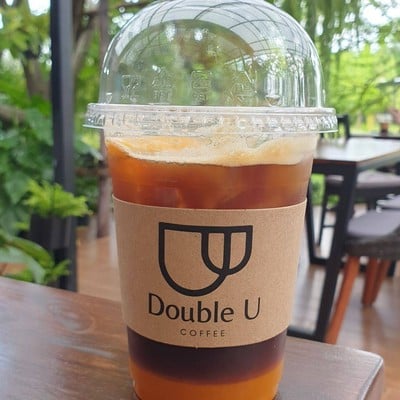 รีวิว Double U Coffee - ร้านสวย ต้นไม้เยอะร่มรื่นมาก กาแฟ+ขนมราคาน่ารัก