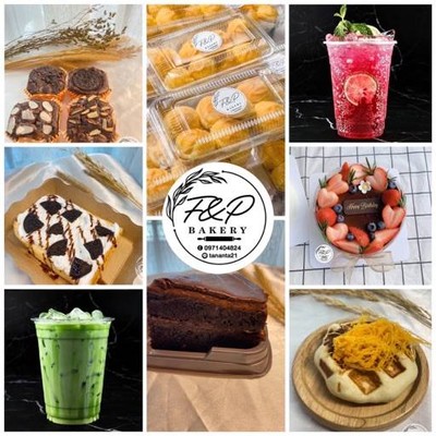 เมนูของร้านอาหาร F&P Bakery น้ำผักผลไม้สกัดเย็น100% เค้กวันเกิด วุ้น ...
