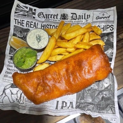 รีวิว Garret Fish & Chips Ari - Fish & Chips แป้งกรอบเบาอร่อย 🤍